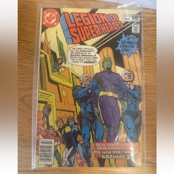 DC Comics | Other | Dc Comics Legion Of Superheroes 273 Legion Of ...
